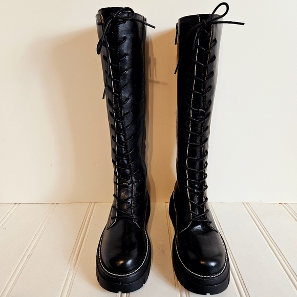 J Slides | Shoes | J Slides Knee High Boots Womens 8 Telly Black ...